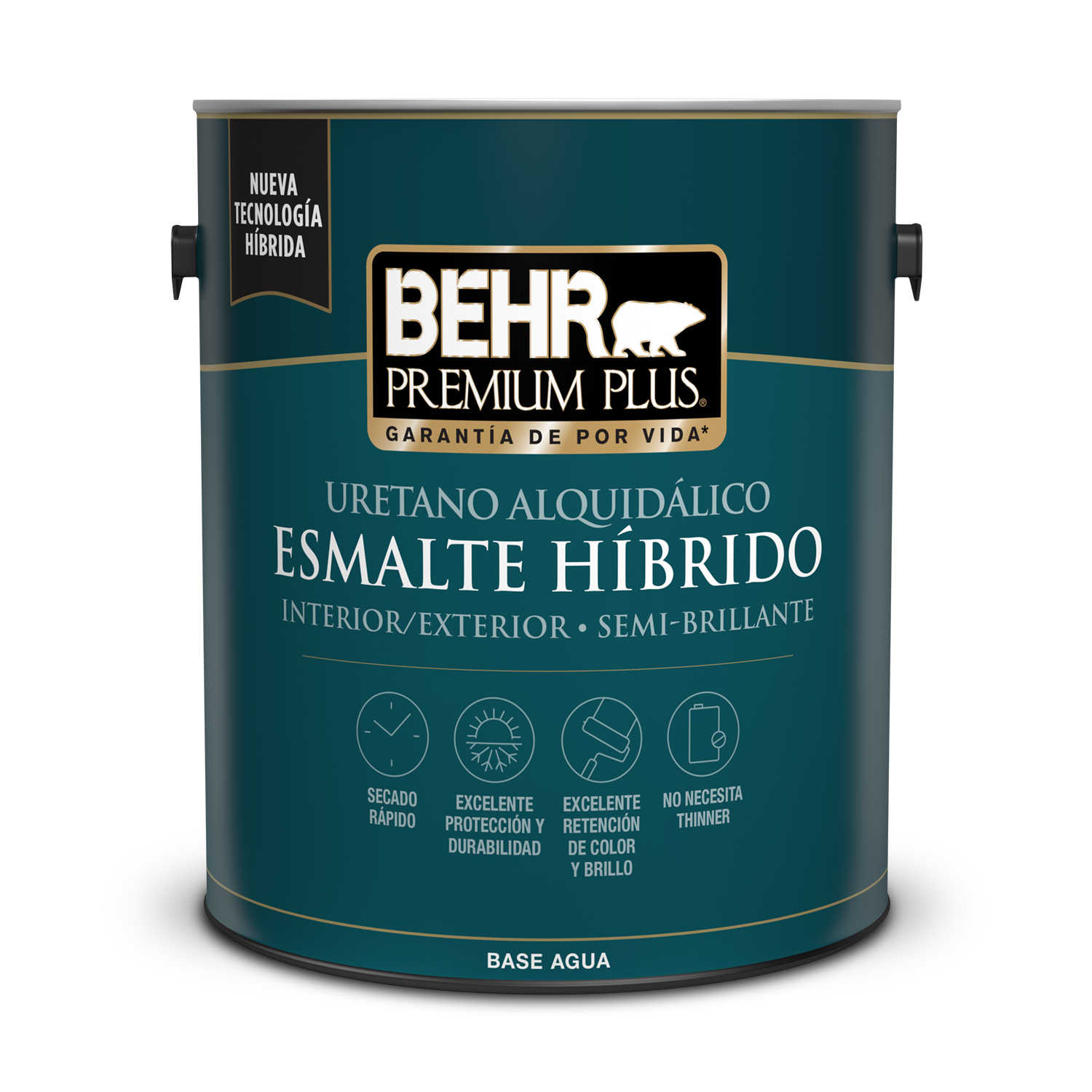 BEHR PREMIUM PLUS® Esmalte Híbrido Uretano Alquidálico Semi-Gloss ...