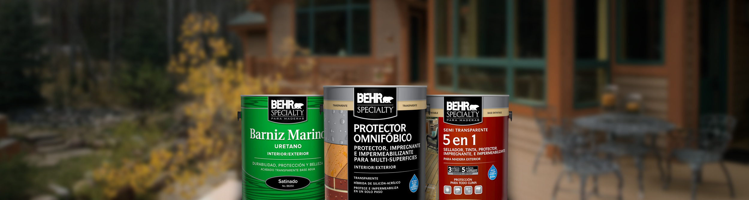 Productos de tintas y acabados para madera | Behr