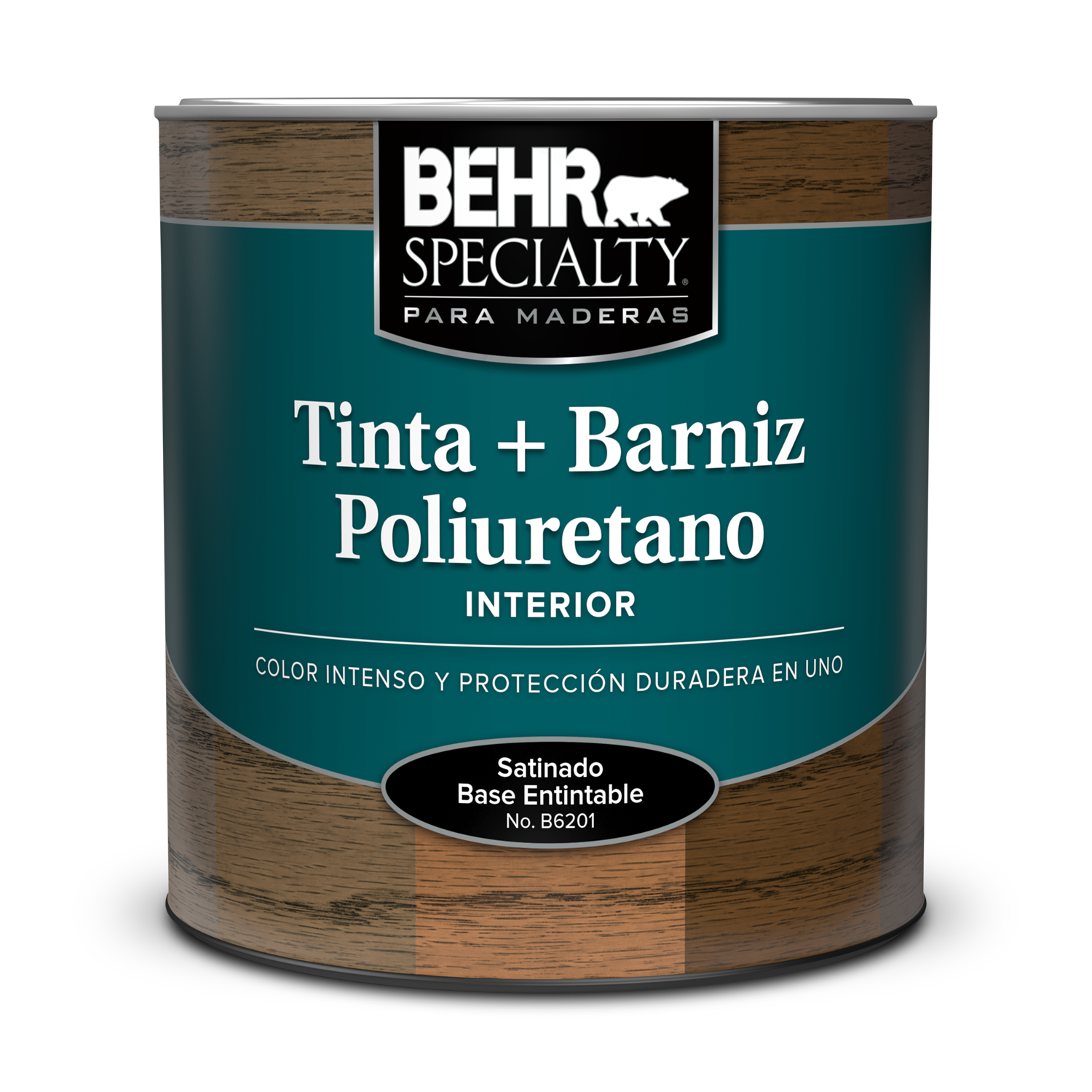 BEHR SPECIALTY® PARA MADERAS TINTE + BARNIZ POLIURETANO BASE AGUA