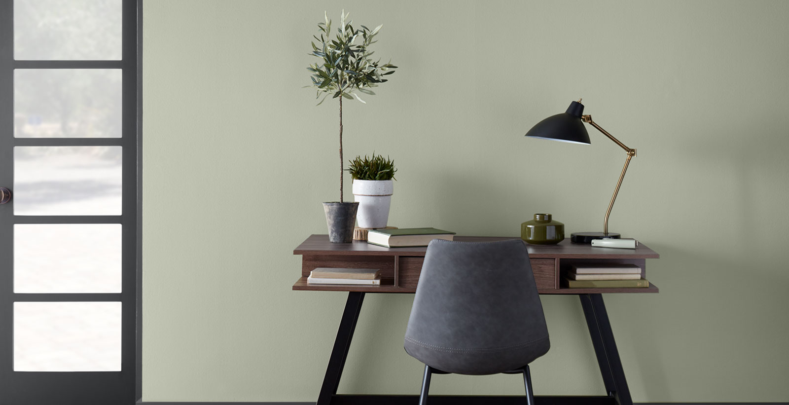 Oficina Verde Moderona y Mindful | Oficina Moderna, Relajada y Serena ...